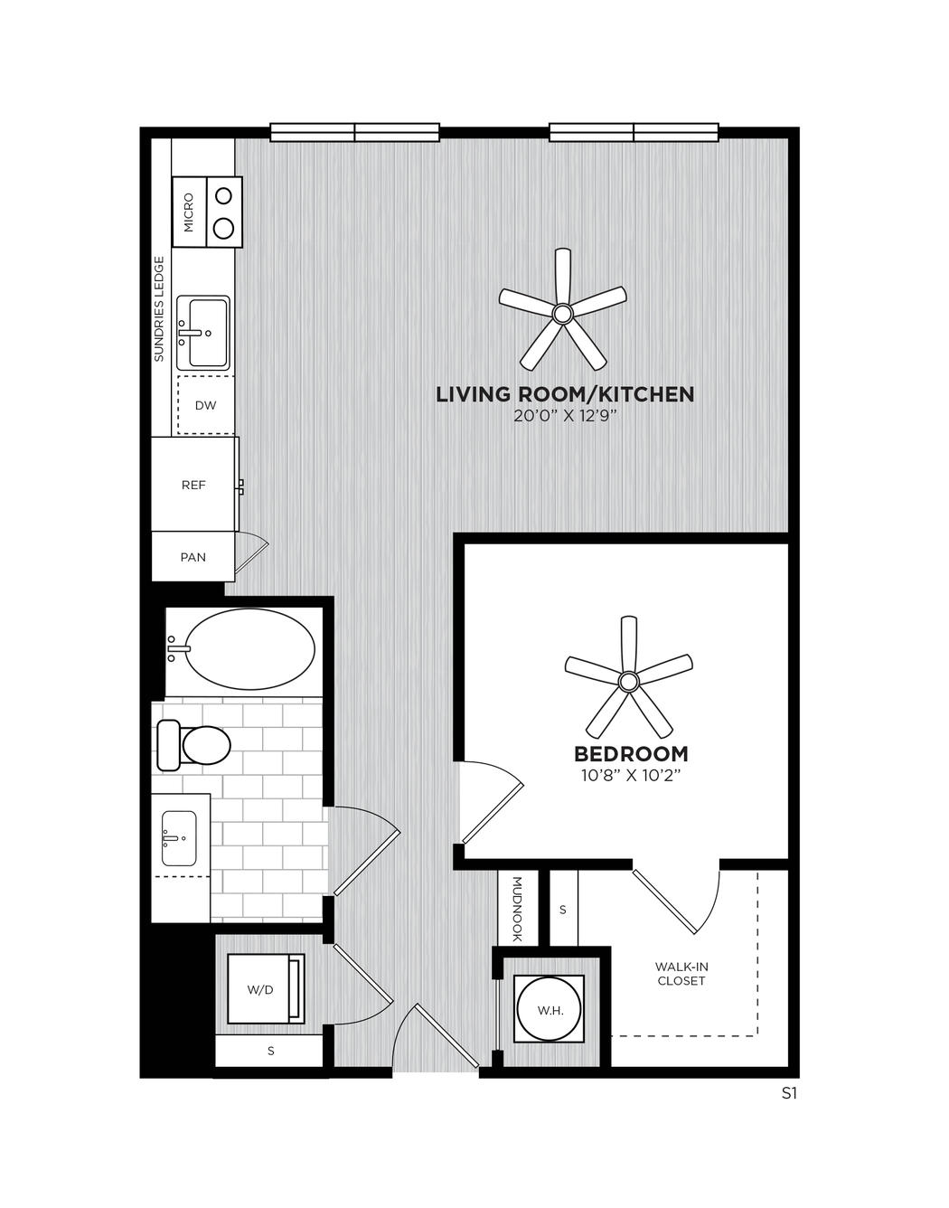 Studio, 1 & 2 Bedroom Apartments in West Midtown | Live 8 West | Floor ...